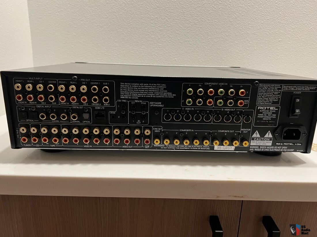 Rotel RSP-1068 Surround Preamp/Processor (Silver) w/ Box, Manual ...