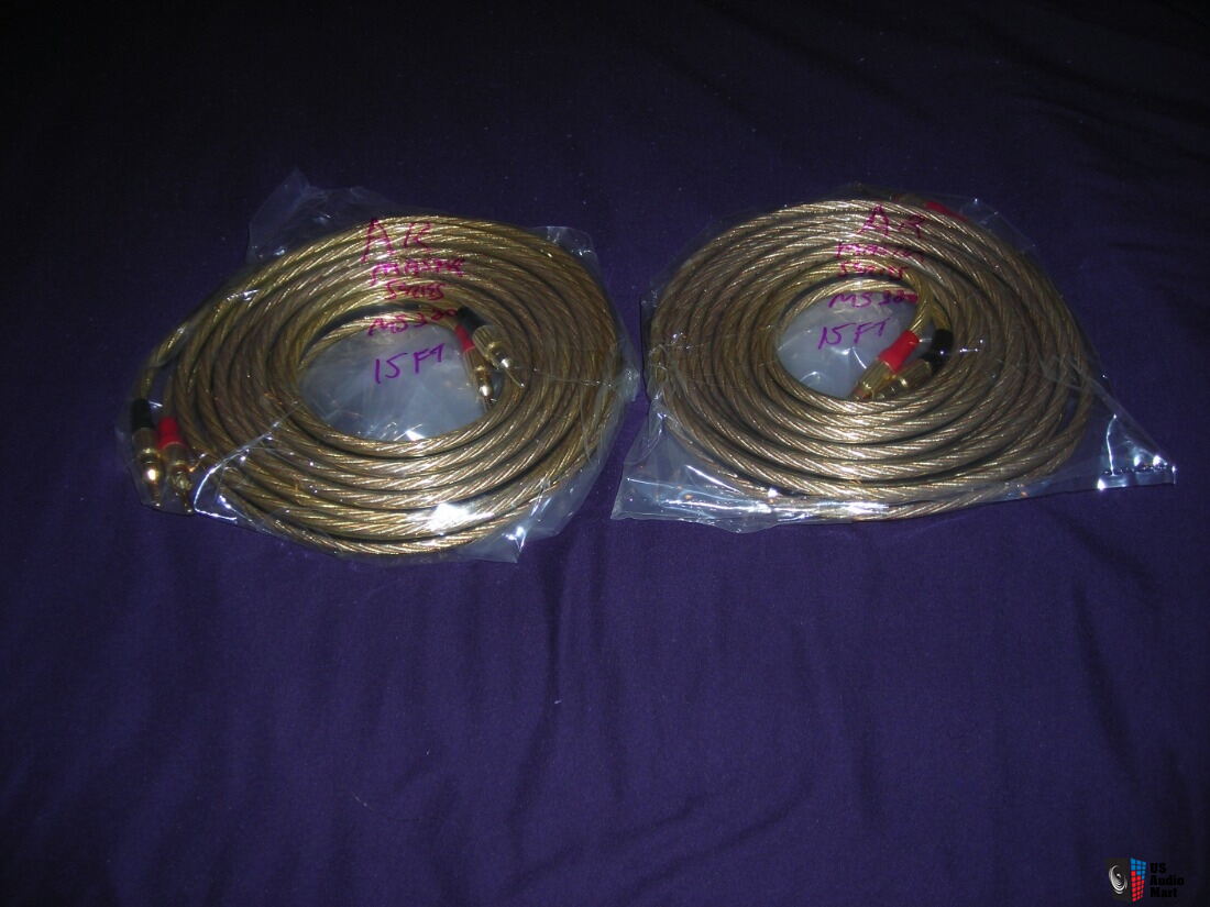 AR (Acoustic Research) Master Series Silver High Def Audio Cables ...