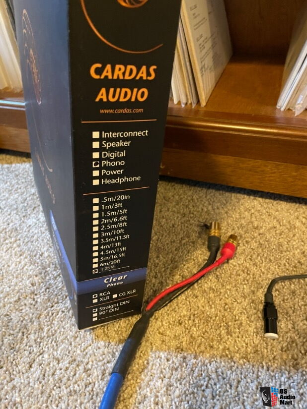 Cardas Clear phono cable 1.25m DIN to RCA Photo #5690945 - US Audio Mart