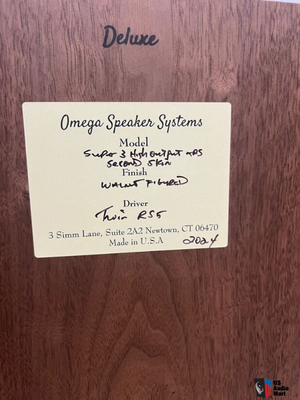 Omega super 3 high output floor standing speakers Photo #5690969 - US ...