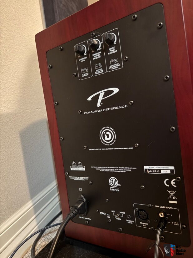 Pristine Paradigm Reference Studio Sub 15 Photo #5691058 - US Audio Mart