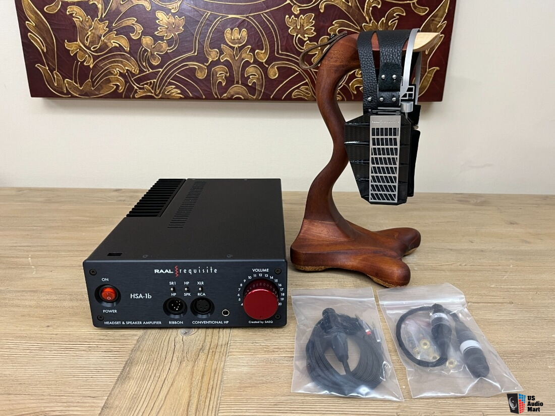 RAAL SR1a Ribbon Headphones & HSA-1b Producers Pac Photo #5693634 - US ...