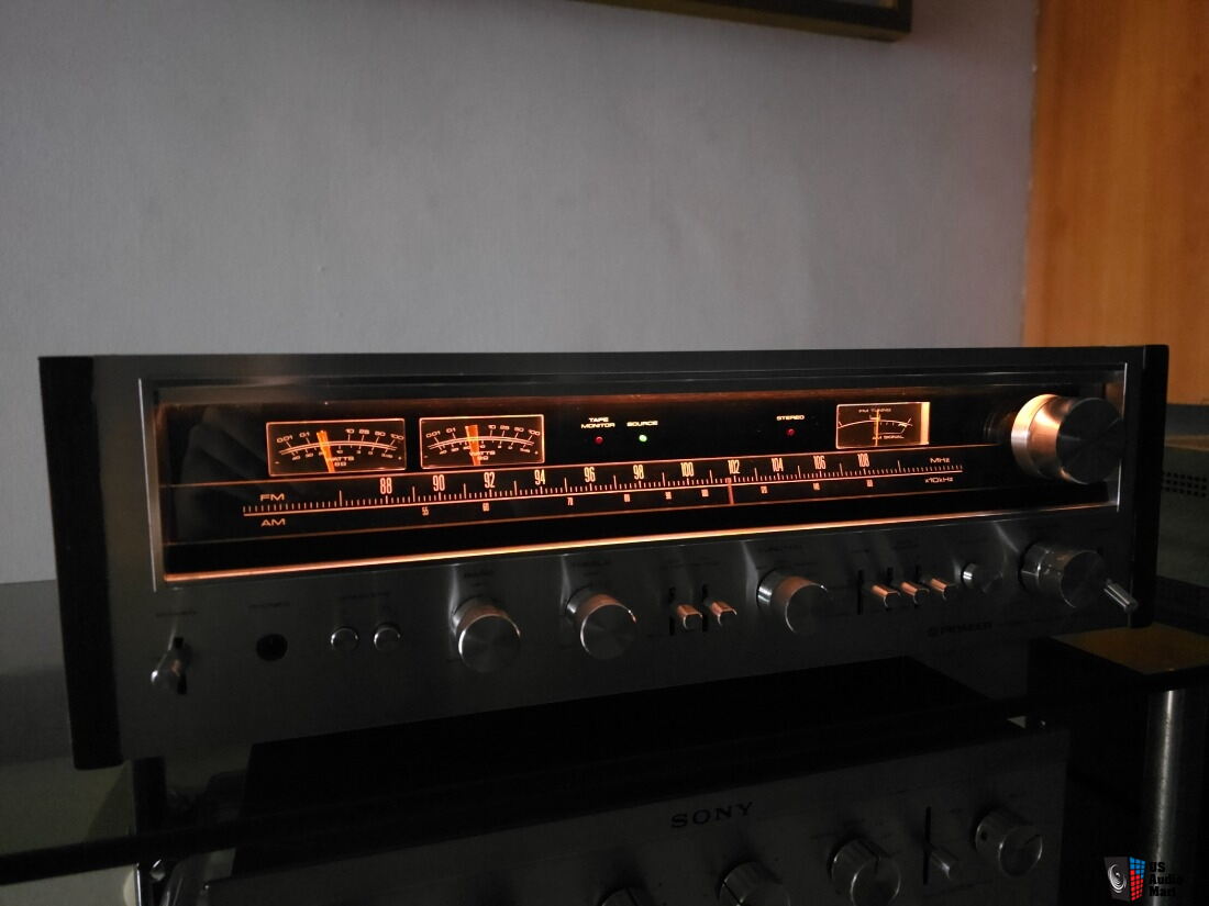 Pioneer SX-790 Am/Fm Stereo Receiver Silver/Black Operational Photo ...