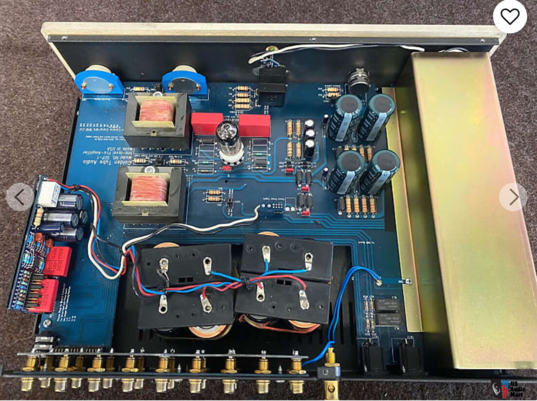 Golden Tube Audio SEP-1 Tube Stereo Preamp Recapped With Phono Stage ...