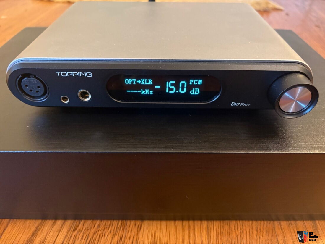 Topping DX7Pro+ DAC and Headphone Amplifier - Preamp - As NEW "MINT ...