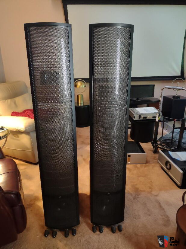 Martin Logan ETHOS electrostatic loudspeakers Cherry Photo #5697372 ...