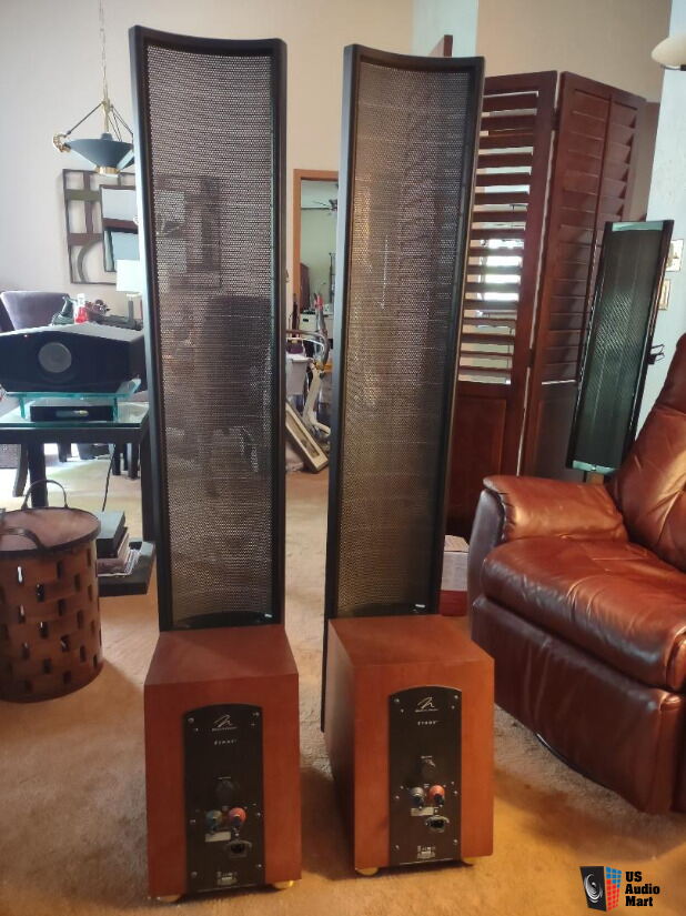 Martin Logan ETHOS electrostatic loudspeakers Cherry Photo #5697372 ...