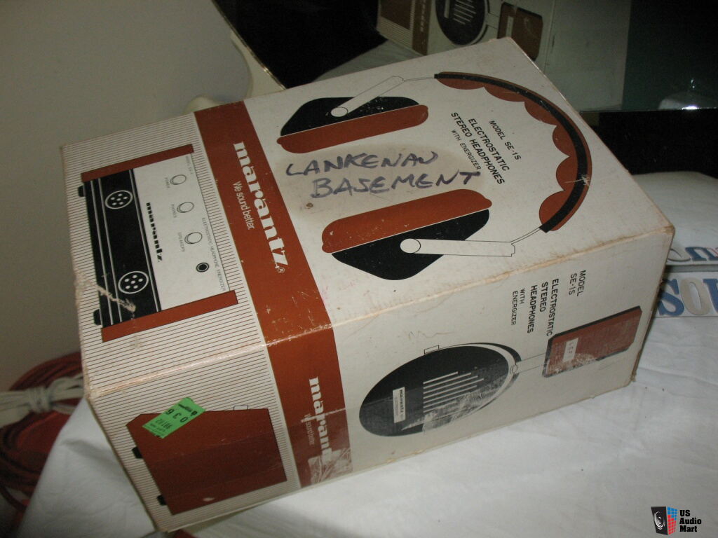 Marantz SE-1S electrostatic headphones original box VGC complete Photo ...
