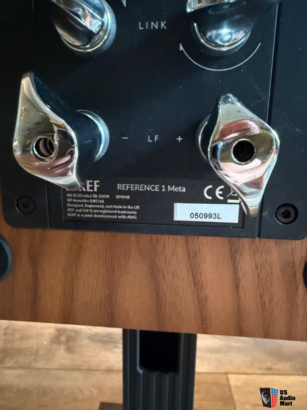 KEF Reference 1 Walnut w/Stands Photo #5702992 - US Audio Mart