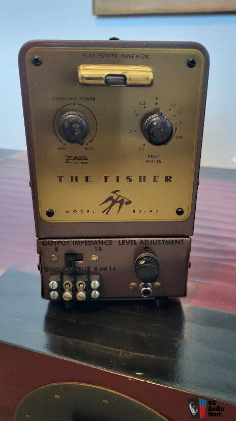 Pair of Fisher 80 AZ Photo #5703499 - US Audio Mart