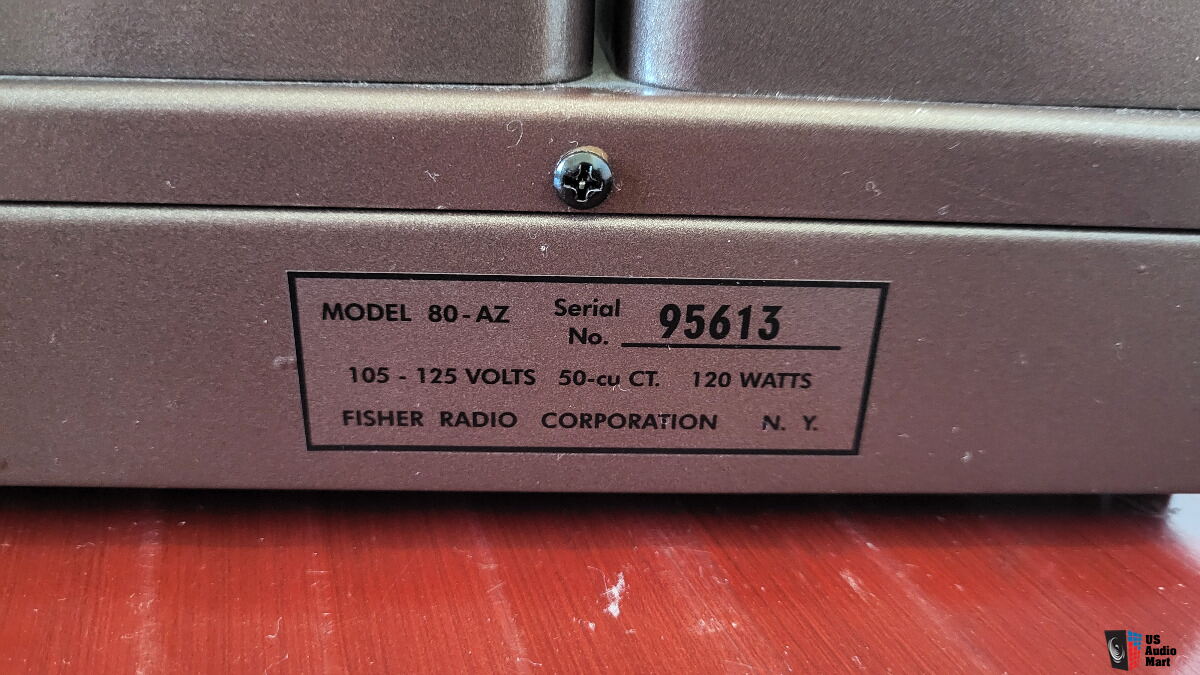 Pair of Fisher 80 AZ Photo #5703502 - US Audio Mart