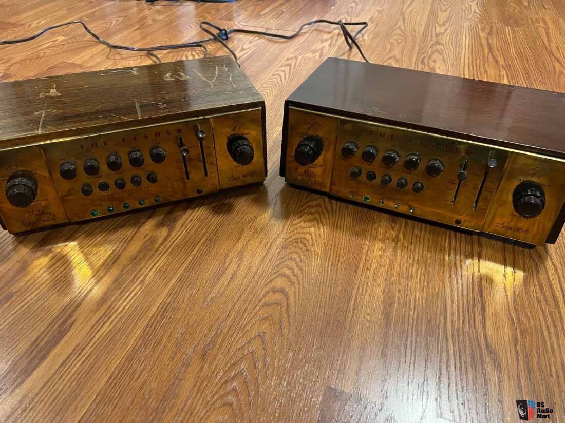 Fisher 80c tube preamplifiers (serviced) Photo #5705184 - US Audio Mart