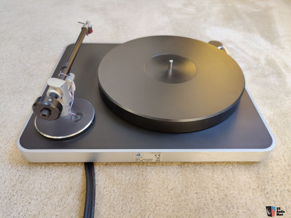 Clearaudio Concept Turntable w/ Ortofon 2M Red - Black/Silver Photo ...