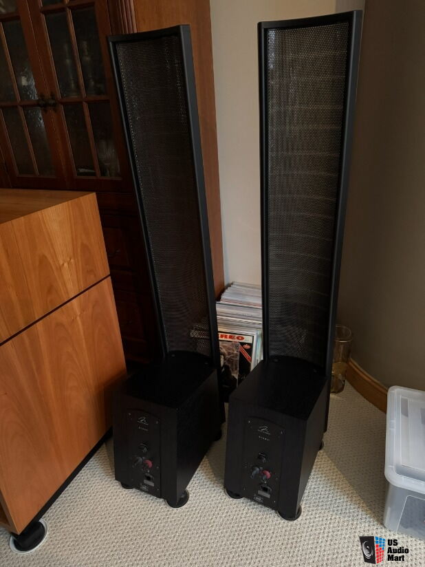 Martin Logan Ethos Electrostatic Speakers - Black Ash Photo #5710442 ...
