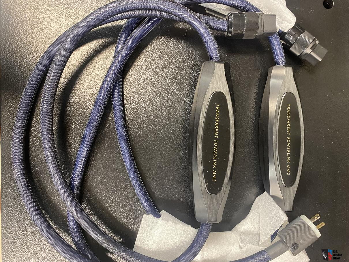 Transparent Cable Reference MM2 Power Cord 15 and 20amp pairs Photo ...