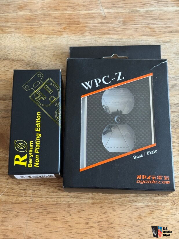 Oyaide R0 outlet WPC-Z carbon fiber wall plate AC Receptacle Aluminum ...