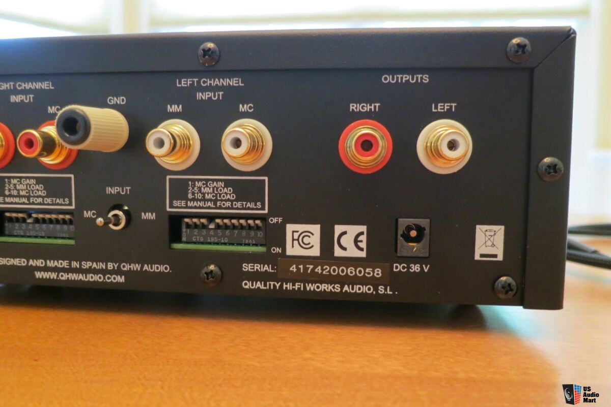 QWC Audio "The Vinyl" Phone Preamplifier MM/MC Inputs - Excellent ...