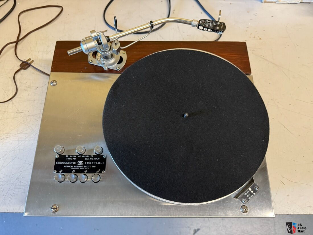 1950s HH Scott 710 Turntable With SME 3009 Tonearm Photo #5719559 - US ...