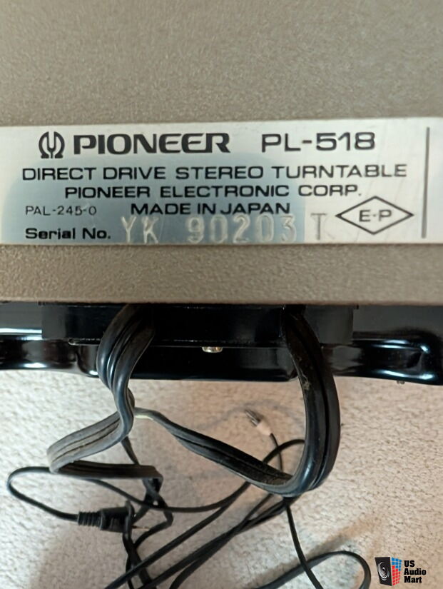 Pioneer Direct Drive PL-518 Turntable Photo #5720136 - US Audio Mart