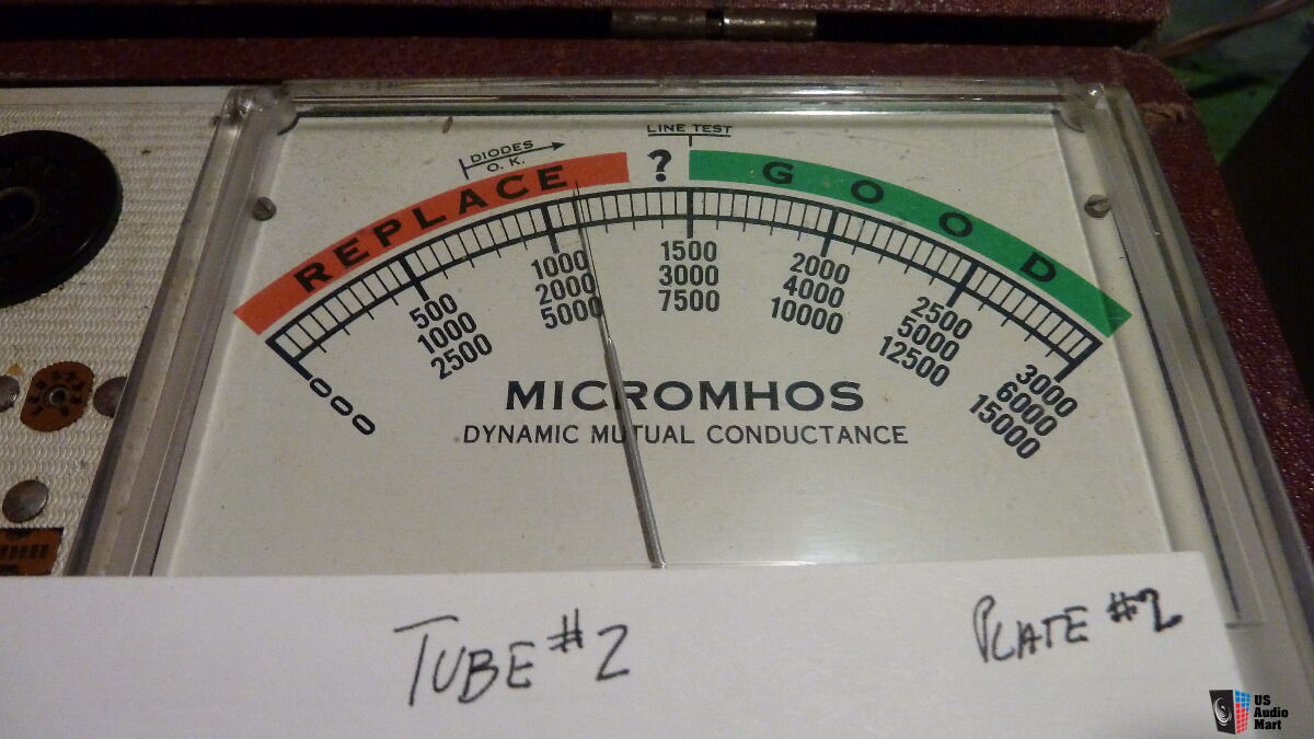 Mullard 12AU7/ECC82 pair. 1957 MATCHING DATE CODES. Long Plate Square ...