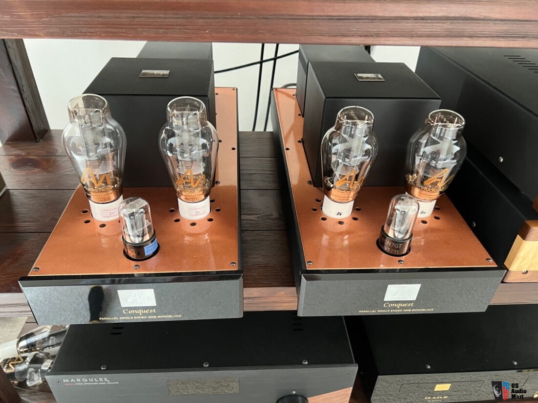 Audio Note Conquest Silver Signature Monoblocks with copper tops For ...