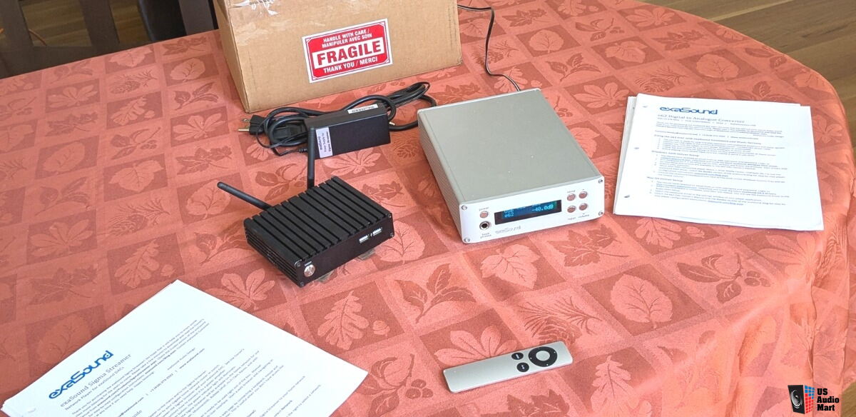 Exasound E62 DAC with Exasound Sigma Streamer (110/220v) For Sale - US ...