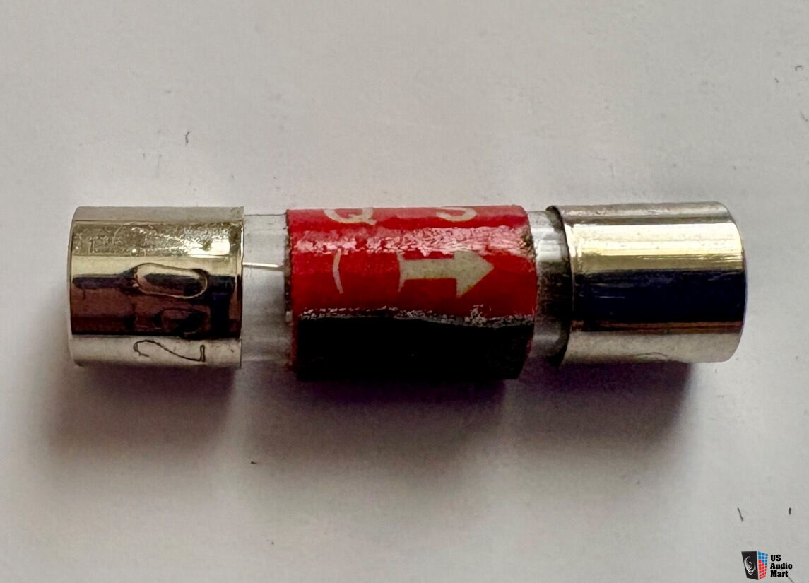 QSA Black/Red 5A Slow Blow fuse Photo #5720948 - US Audio Mart