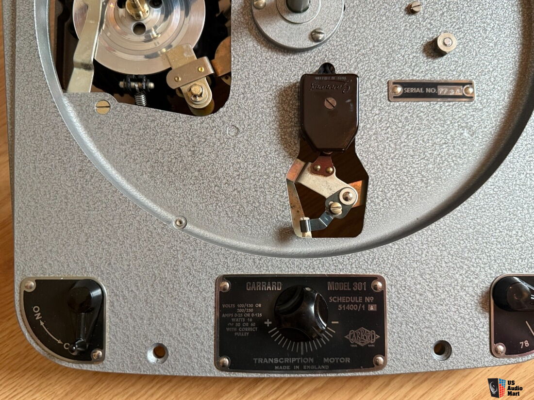 Garrard 301 Hammertone Amazing example Photo #5722498 - US Audio Mart