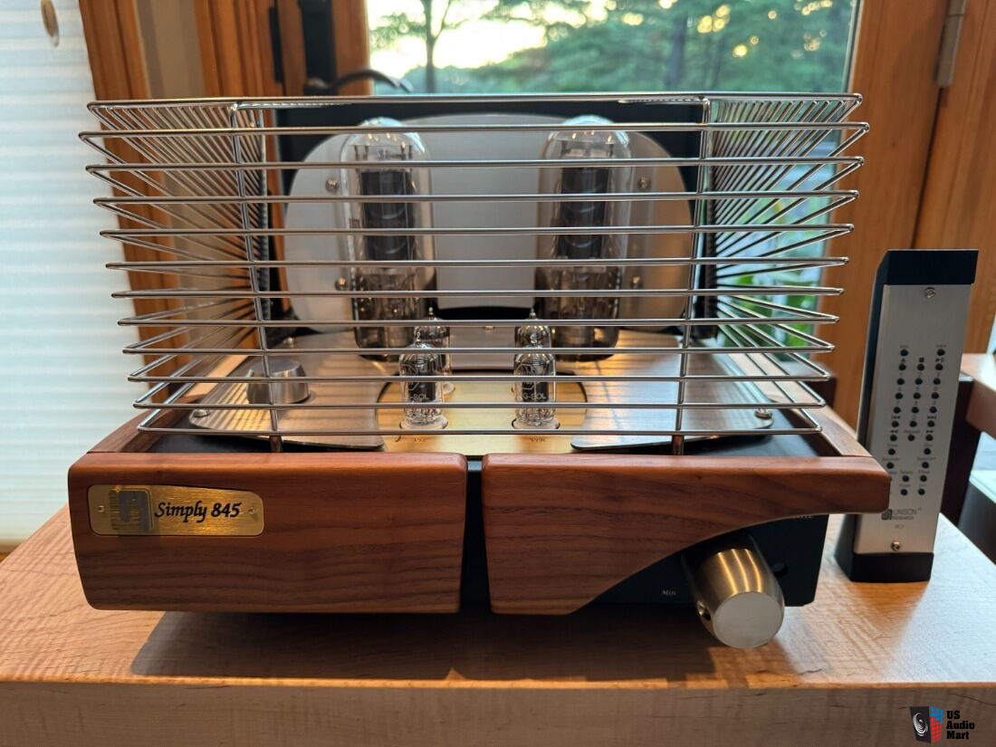 Unison Research Simply 845 SET Integrated Tube Amplifier (Walnut finish ...