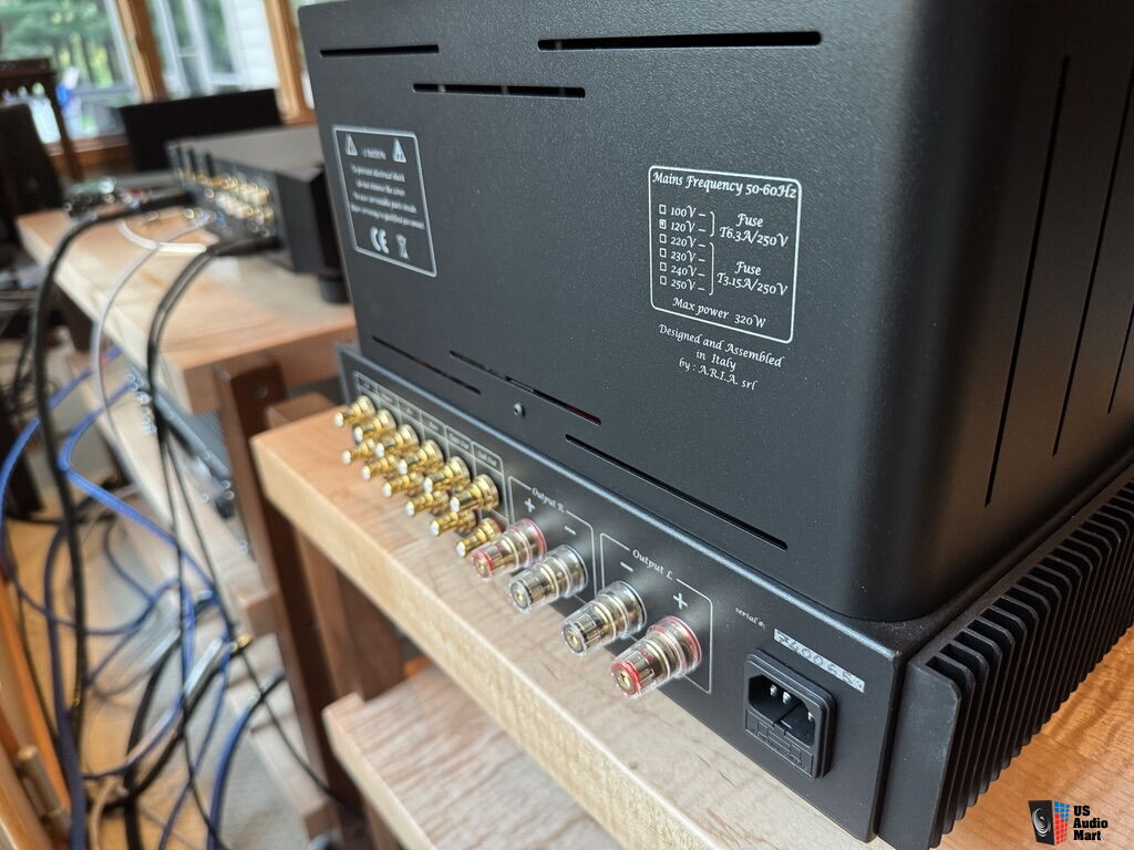 Unison Research Simply 845 SET Integrated Tube Amplifier (Walnut finish ...