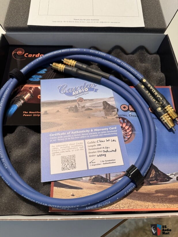 Cardas Clear rev. 1 RCA interconnect Photo #5723798 - US Audio Mart