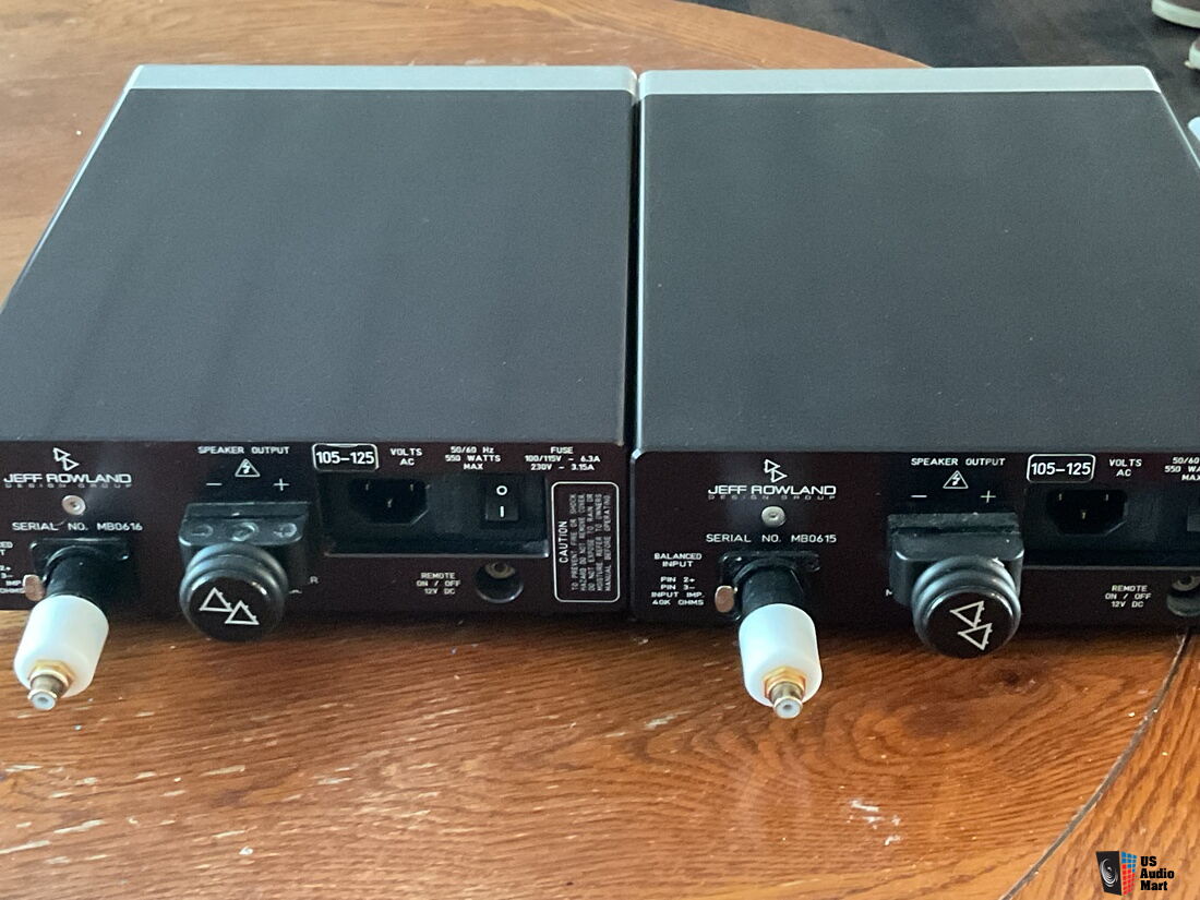 Jeff Rowland 201 Mono Blocks with Upgrades - Price Reduced Photo ...