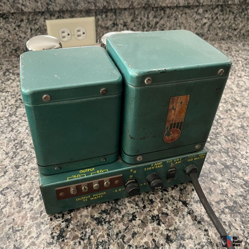 Altec Lansing 340a Tube Amplifier Plug & Play RESTORED RARE KT88 6550 ...