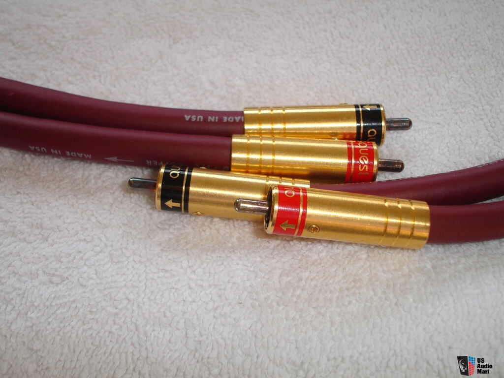 Audioquest Ruby X3 1m RCA 2nd pair *SALE PENDING RECEIPT OF PAYMENT ...