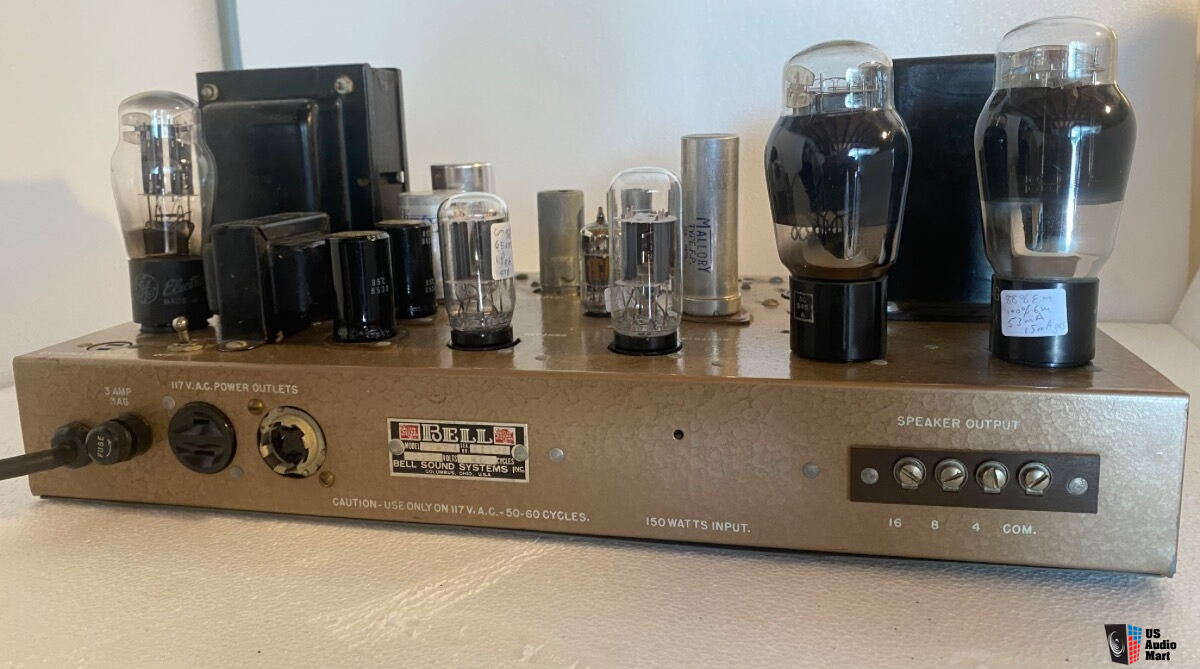 Bell 2145A 6B4G Mono amps with preamps- restored Photo #5727232 - US ...