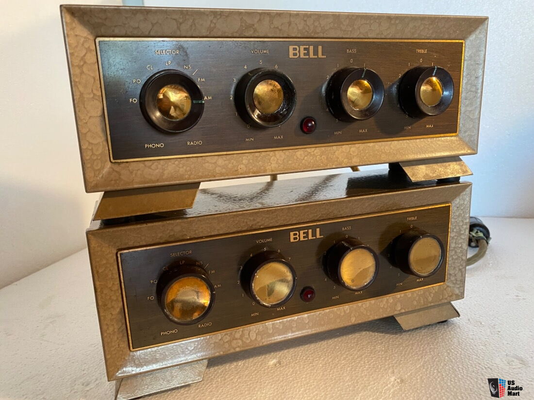 Bell 2145A 6B4G Mono amps with preamps- restored Photo #5727232 - US ...