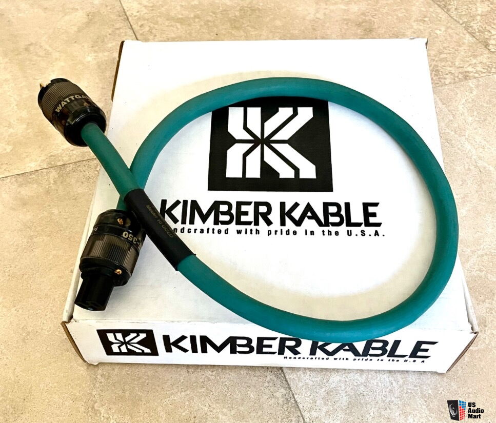 Kimber Kable PowerKord Model PK10 Gold Power Cable; 3ft AC Cord; 20A ...