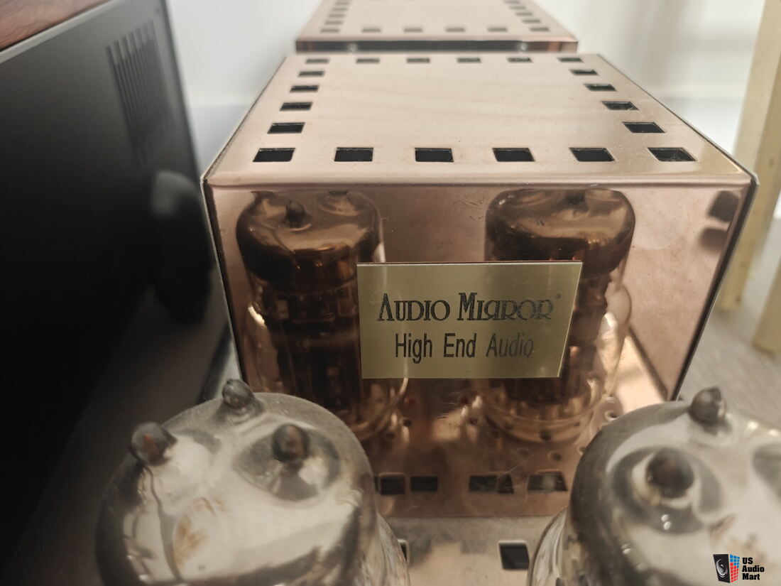 Audio mirror reflection 45w SET class A monoblocks tube amplifiers ...