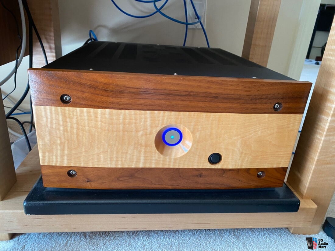 Blue Circle NSP power amp walnut/maple faceplate; Top of The Line Blue ...