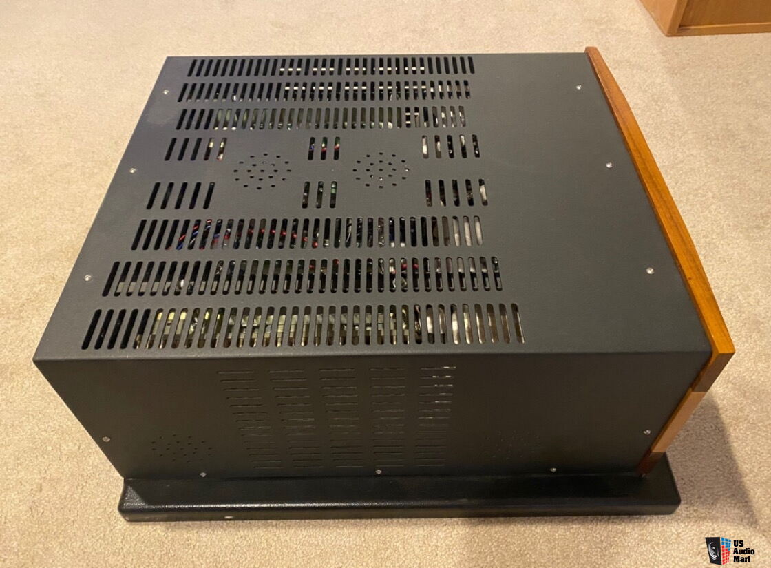 Blue Circle NSP power amp walnut/maple faceplate; Top of The Line Blue ...