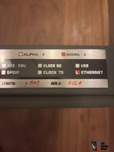 Shunyata Research Sigma X Ethernet cable 1.5M Photo #5735719 - US Audio ...