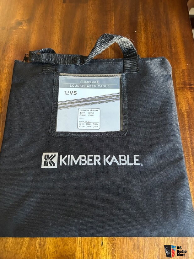 Kimber Kable 12vs Biwire Speaker Cable 1.25 Meters. Beautiful Sounding ...