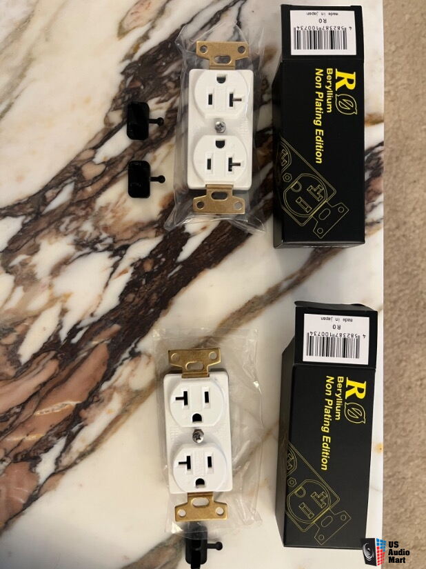 Free CONUS-NEW Oyaide R0 beryllium copper outlet AC receptacle Photo ...