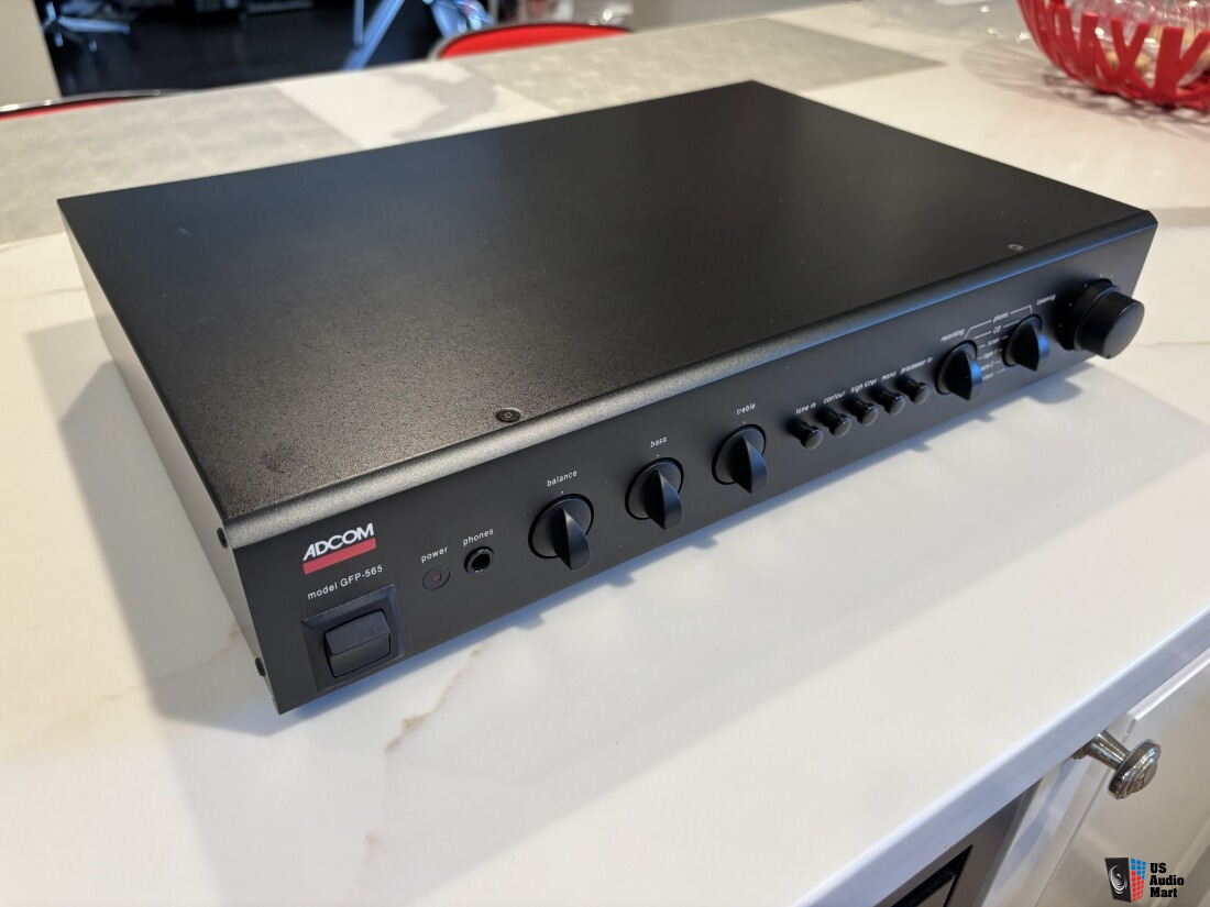 Adcom GFP-565 Stereo Preamplifier In Original Box (Not Pictured) Mint ...