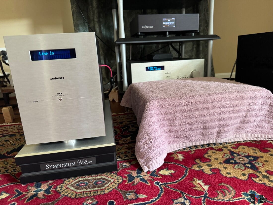 Audionet Max mono block amps with Symposium base Photo #5739666 - US ...