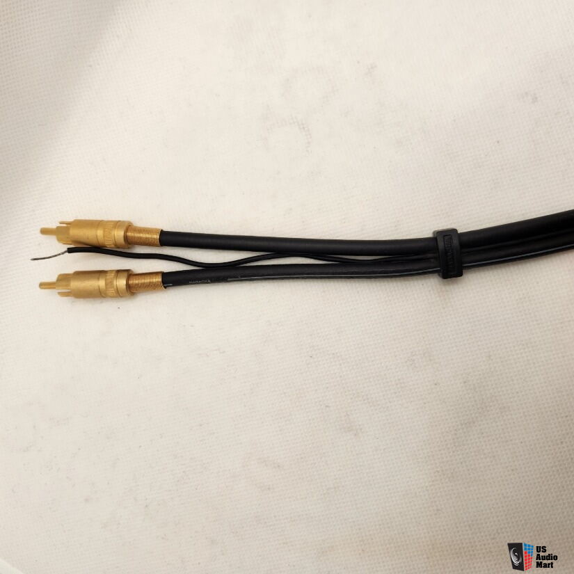Nagaoka Vintage Phono Cable RCA to RCA with Ground Wire + extra cables ...