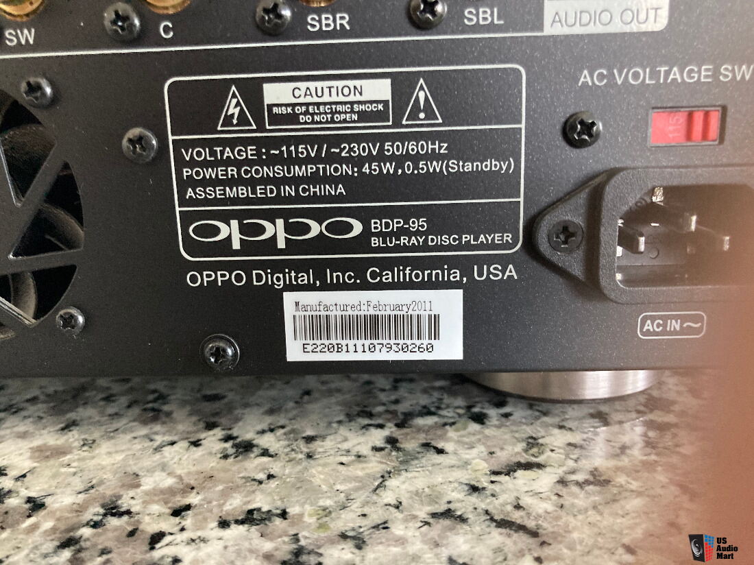 OPPO BDP-95 universal disc player Photo #5741990 - US Audio Mart