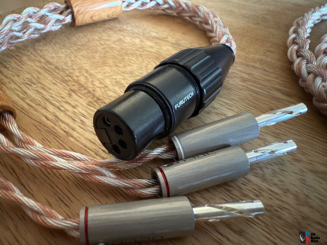 5' Arctic Cables Grandis 7N OCC silver copper headphone cables 3.5mm 4 ...