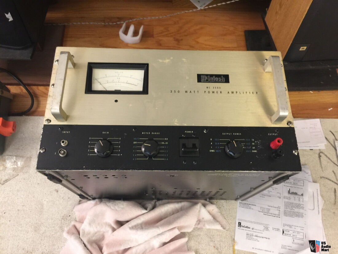 McIntosh MC3500 tube amp - Yes very rare, serviced, and all new like ...
