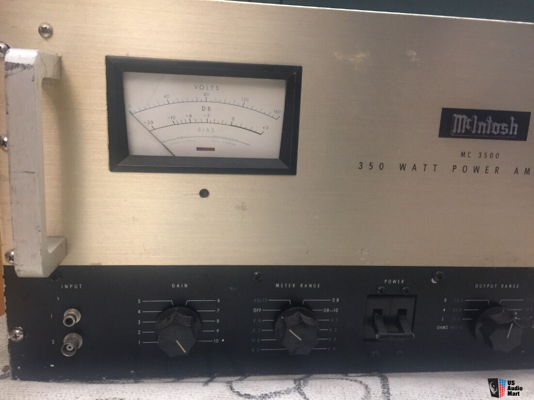 McIntosh MC3500 tube amp - Yes very rare, serviced, and all new like ...